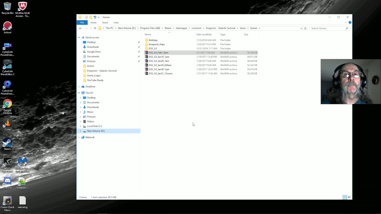 How I back up game save files - YouTube