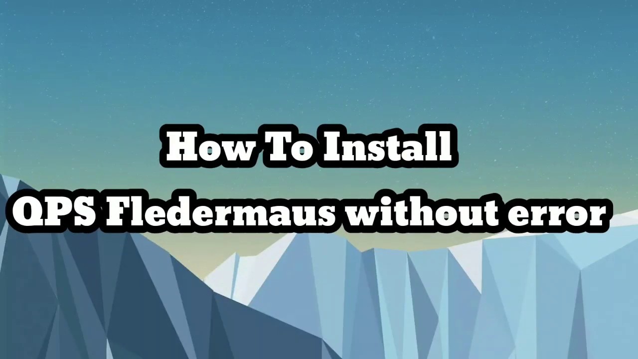 How To Install QPS Fledermaus Without Errors - YouTube