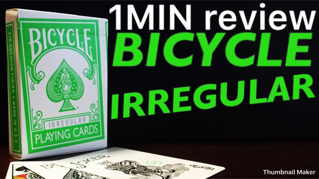 1分トランプ紹介【BICYCLE IRREGULAR】 - YouTube