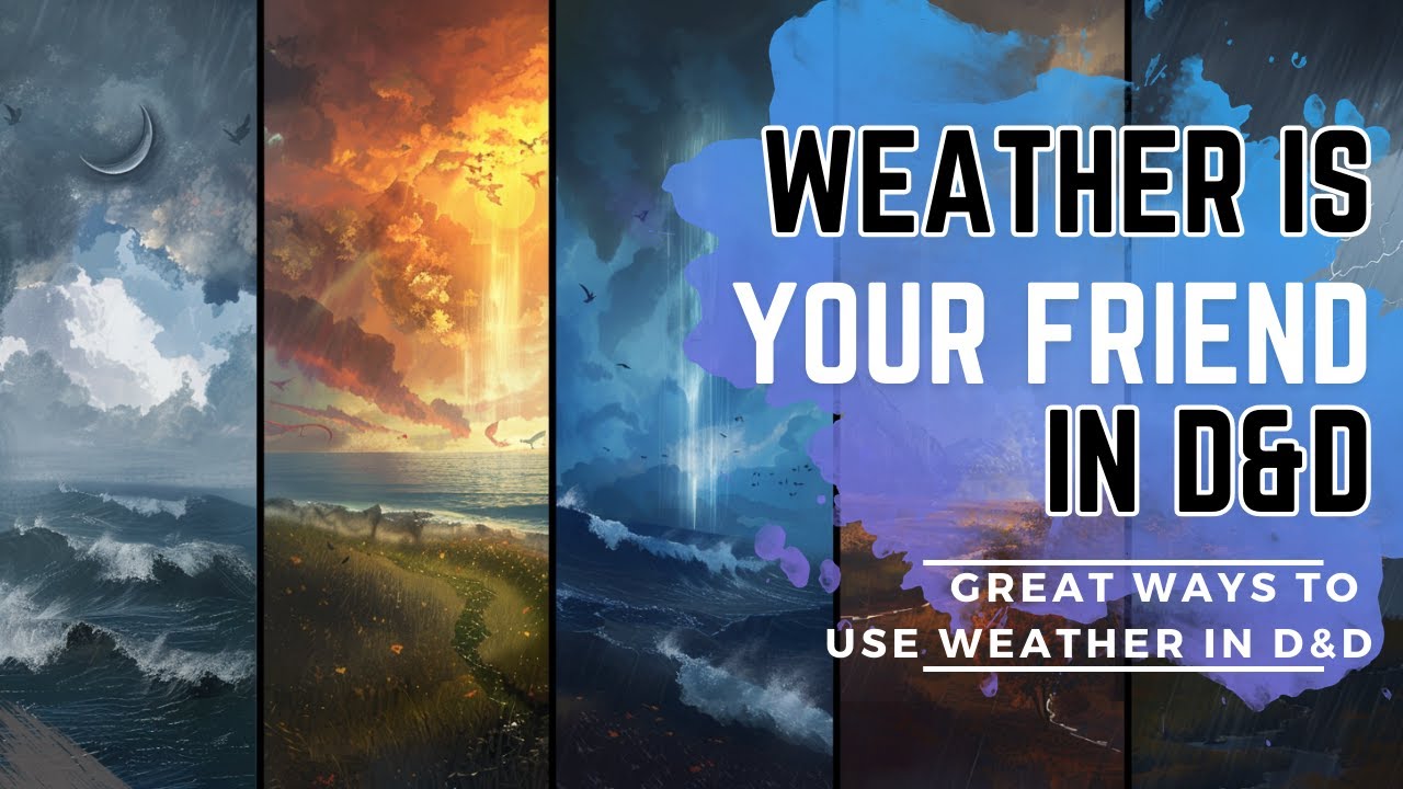 How to use weather in your TTRPG | D&D tips and tricks for DM's - YouTube