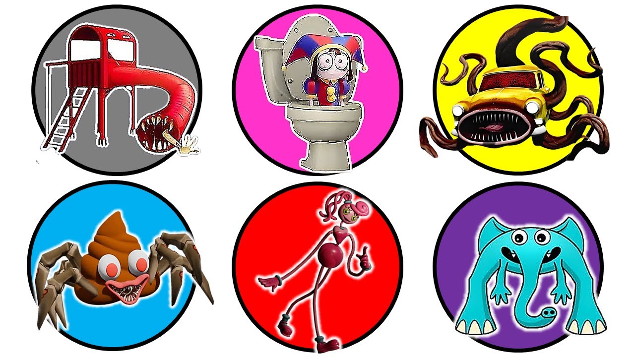 Kumpulan Monster || Car Eater,Monster Gorka,Skibidi Pomni,Poop Eater ...
