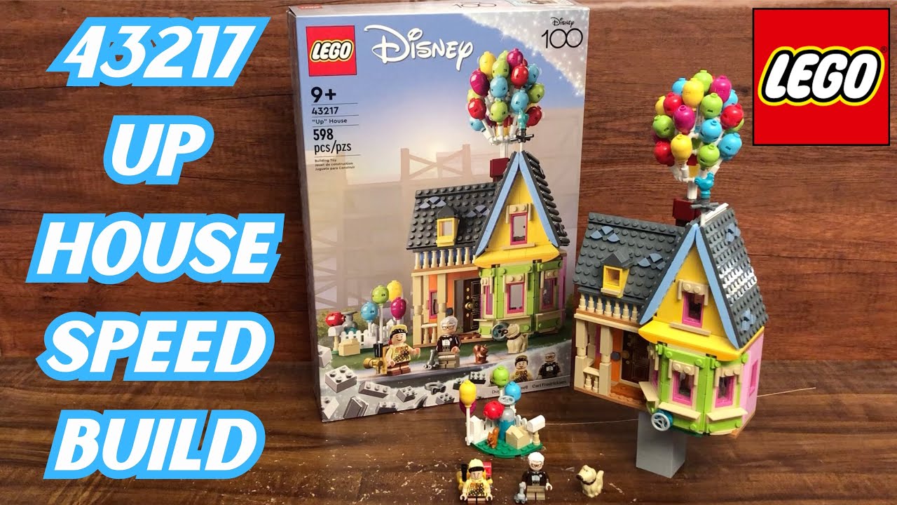 LEGO Disney 43217 Pixar's "Up" House Time-lapse Speed Build - YouTube