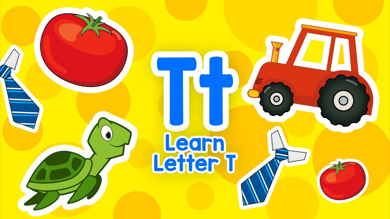 Learn Letter T I Turn And Learn ABCs | BabyMonsta ABCs - YouTube