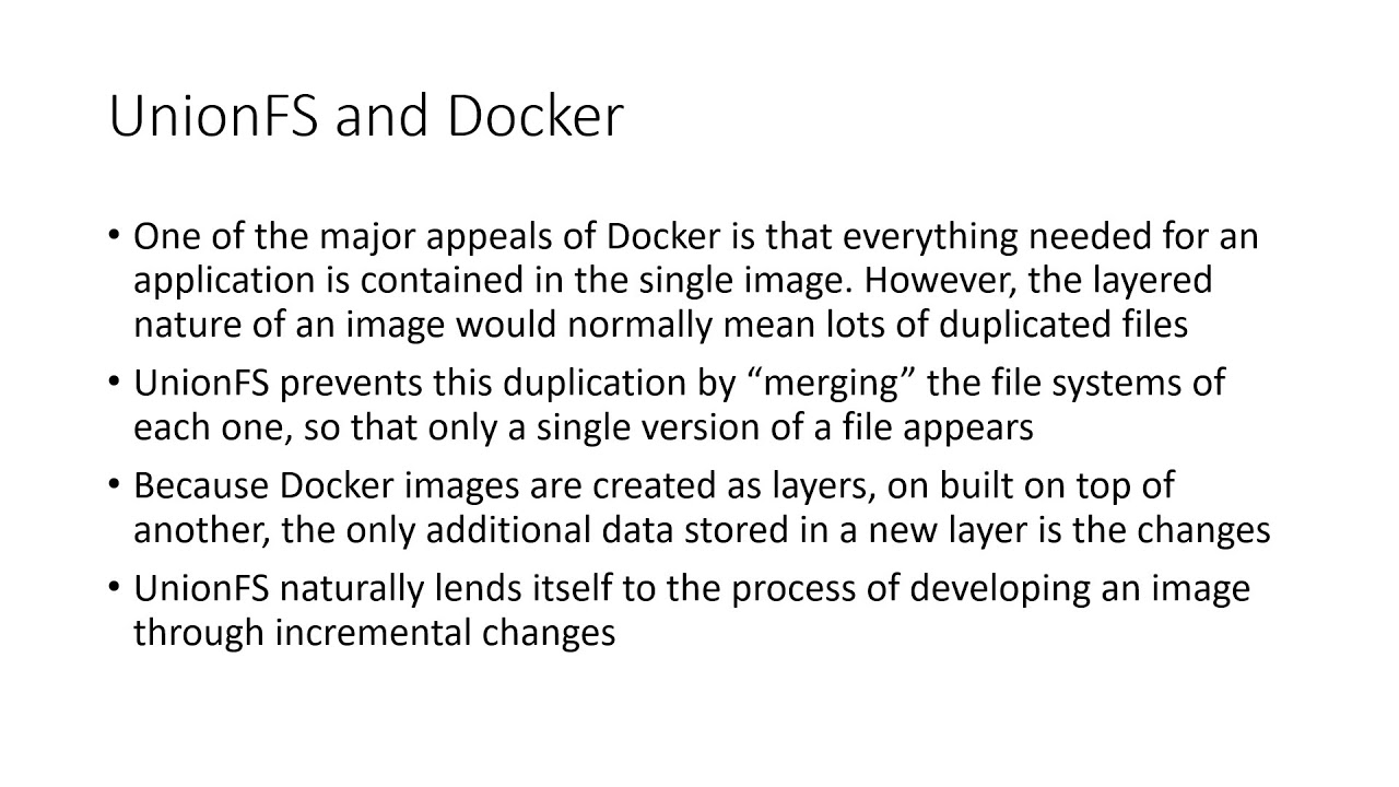 UnionFS Presentation - YouTube