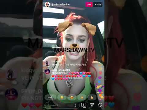 JUSTINA VALENTINE INSTAGRAM LIVE