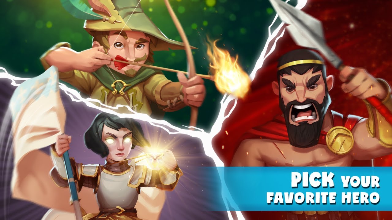 Heroes of History: Epic Empire Gameplay | Command Heroes to Build City ...