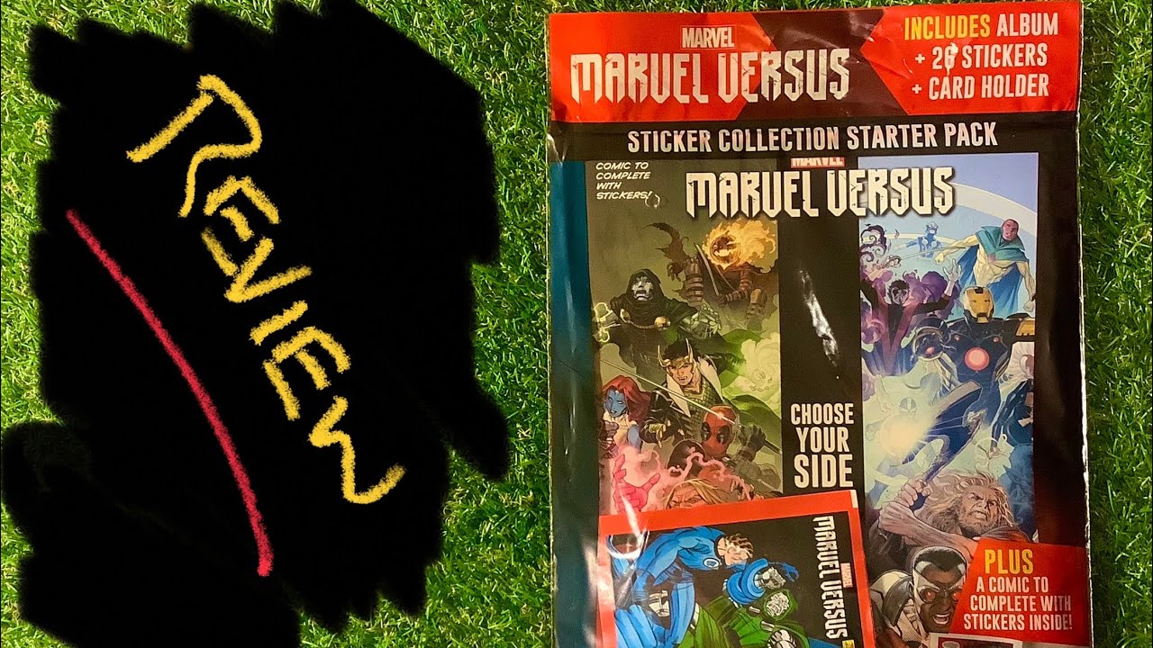 Panini Marvel Versus Sticker Collection Starter Pack ( Reviewed ) - YouTube
