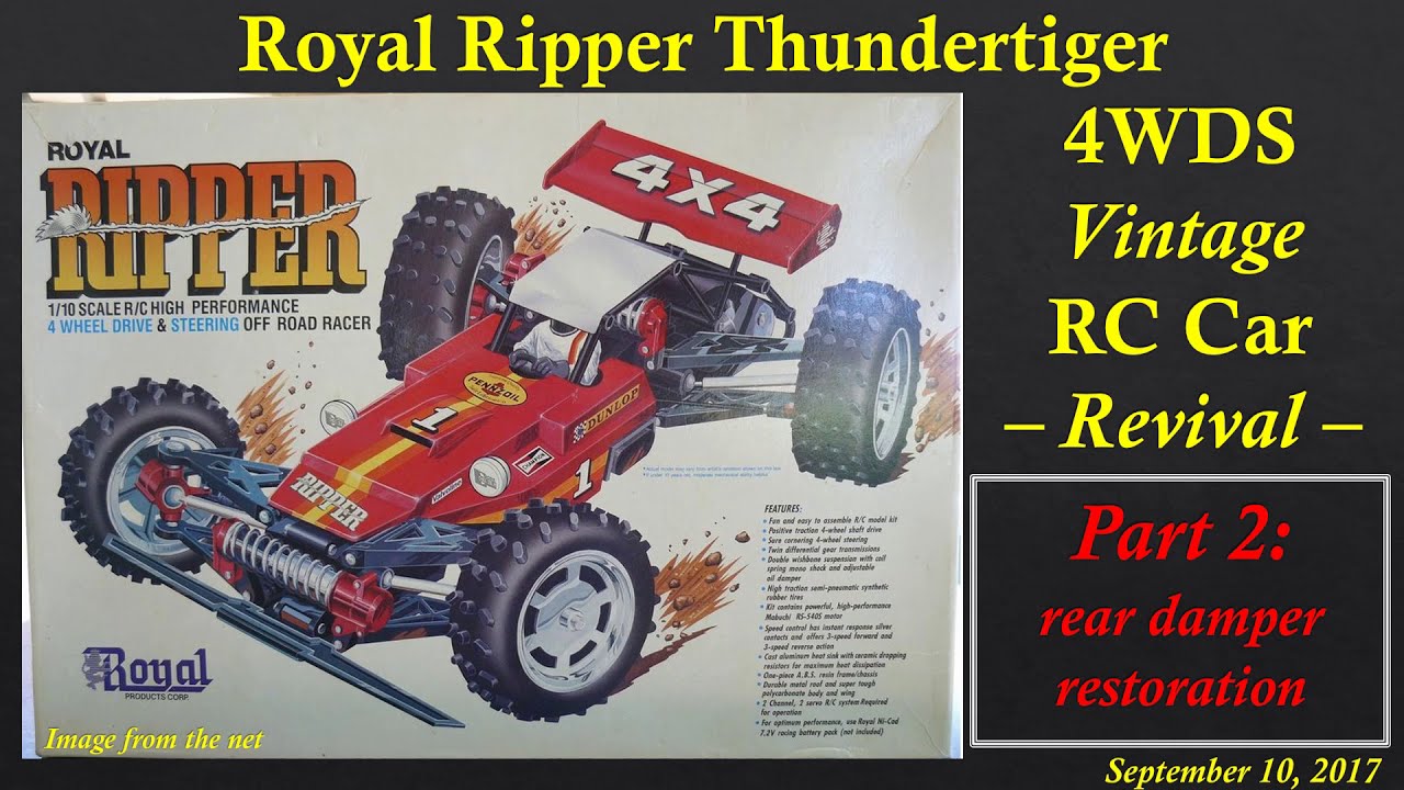 4WDS Royal Ripper Vintage RC CAR Thunder Tiger The Tiger Revival Part 2 ...