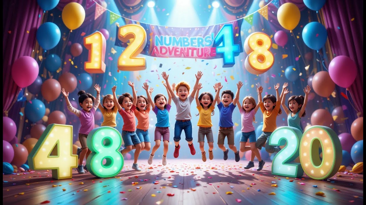 Numbers Song 1-20 | 123 Song | Counting numbers | Nursery Rhymes & Kids ...