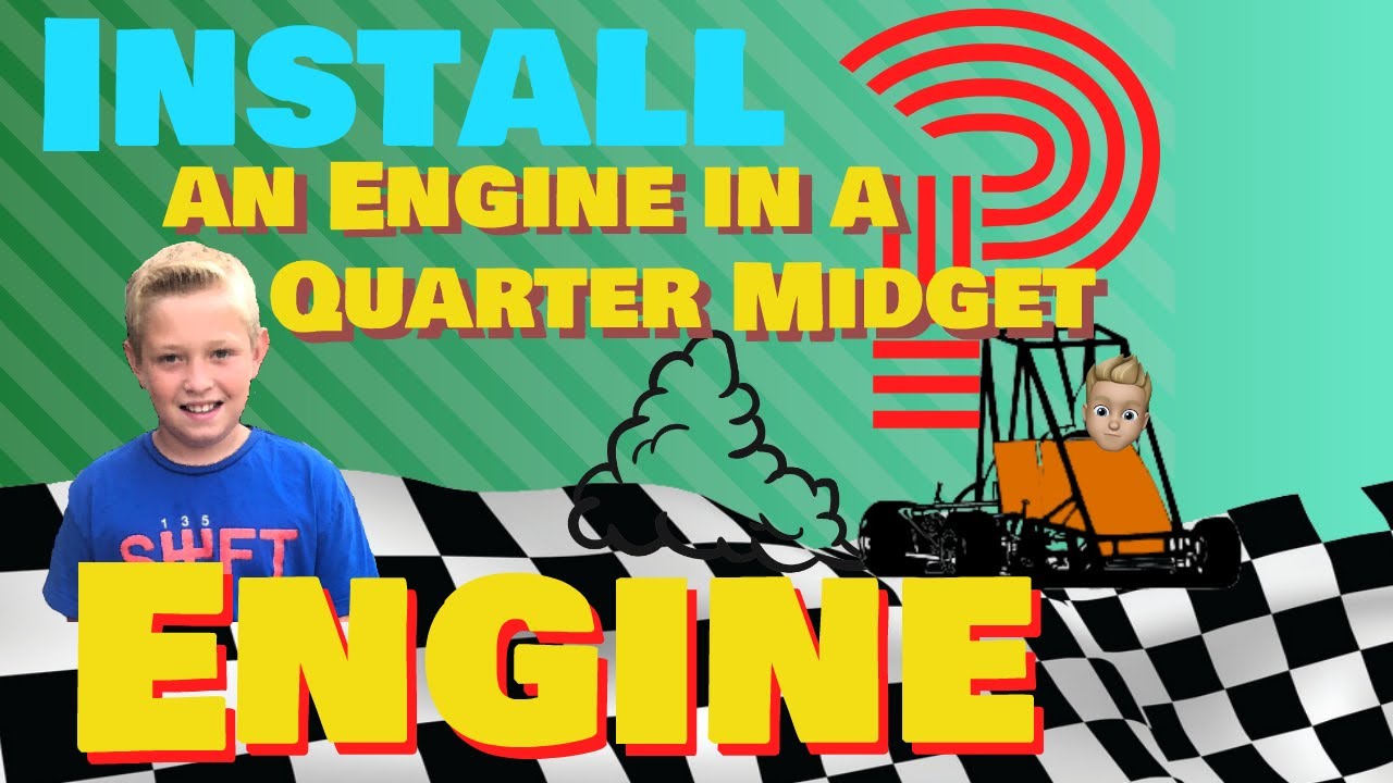 Quarter Midget Racing - How to install an engine when building a ...