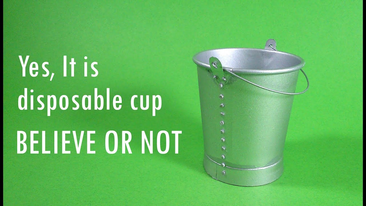 How to make a bucket. | Best craft idea . - YouTube