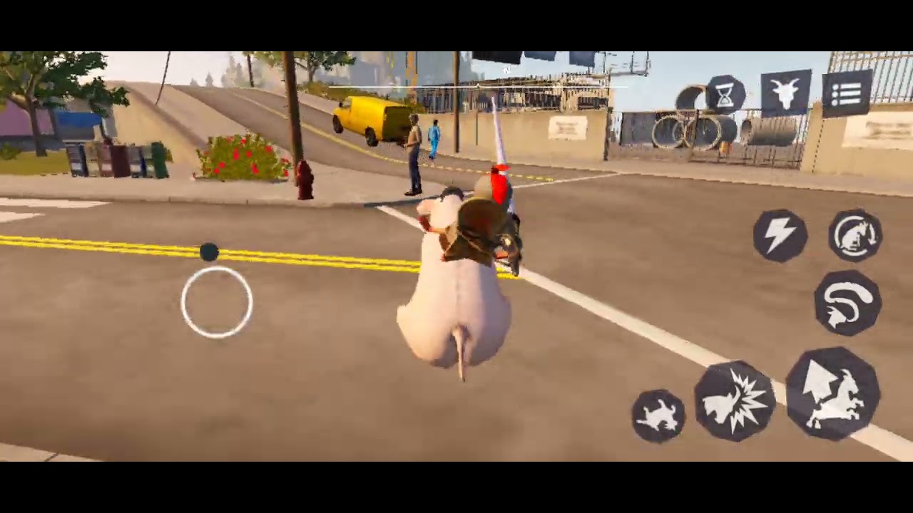 goat simulator 3 mobile glitches funny pig gameplay - YouTube