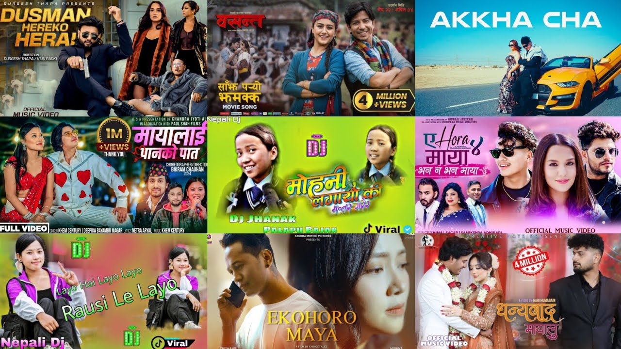 New Nepali Dj Song Collection 2025 || 9 In 1 Mix Nepali Dj Songs || Dj ...