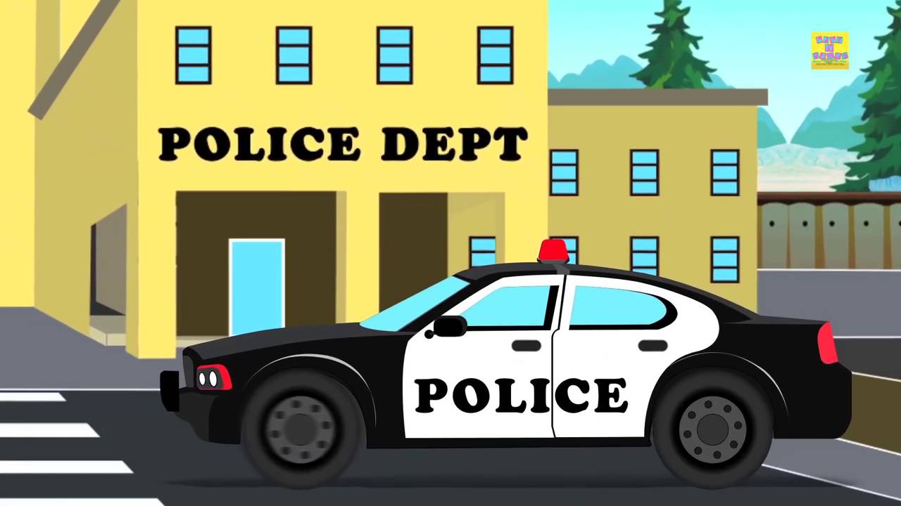 Police Car Chase | Cartoon Car For Baby - YouTube