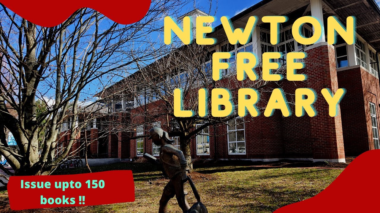 Tour of Newton Free Library - Issue 150 books at a time !!!! - YouTube