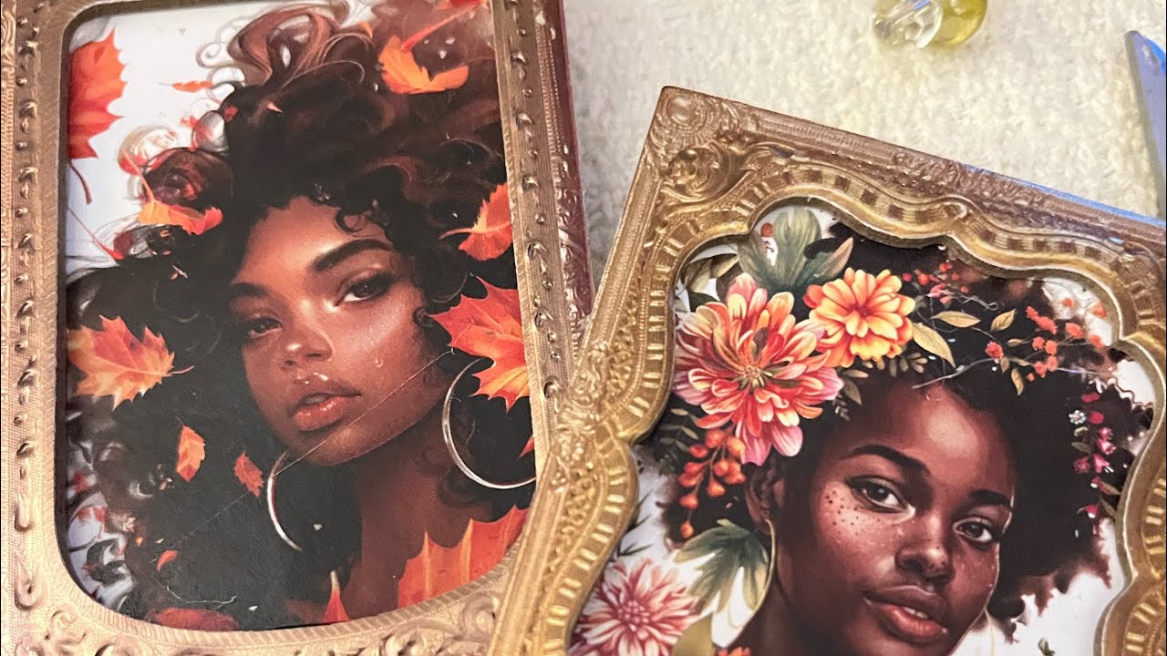 Another paper clip project🌸 using those small Tim Holtz frames ! - YouTube