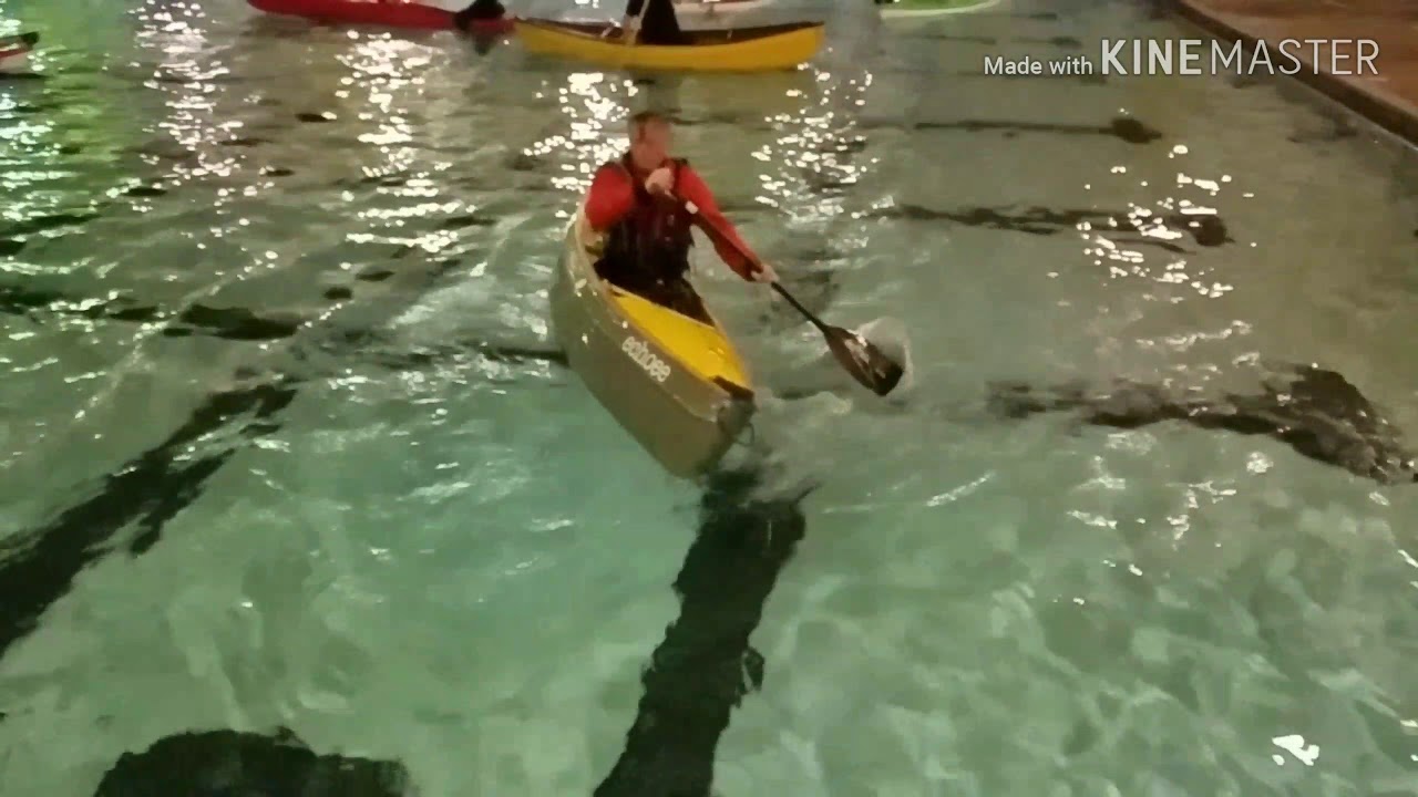 Slow motion canoe roll. - YouTube