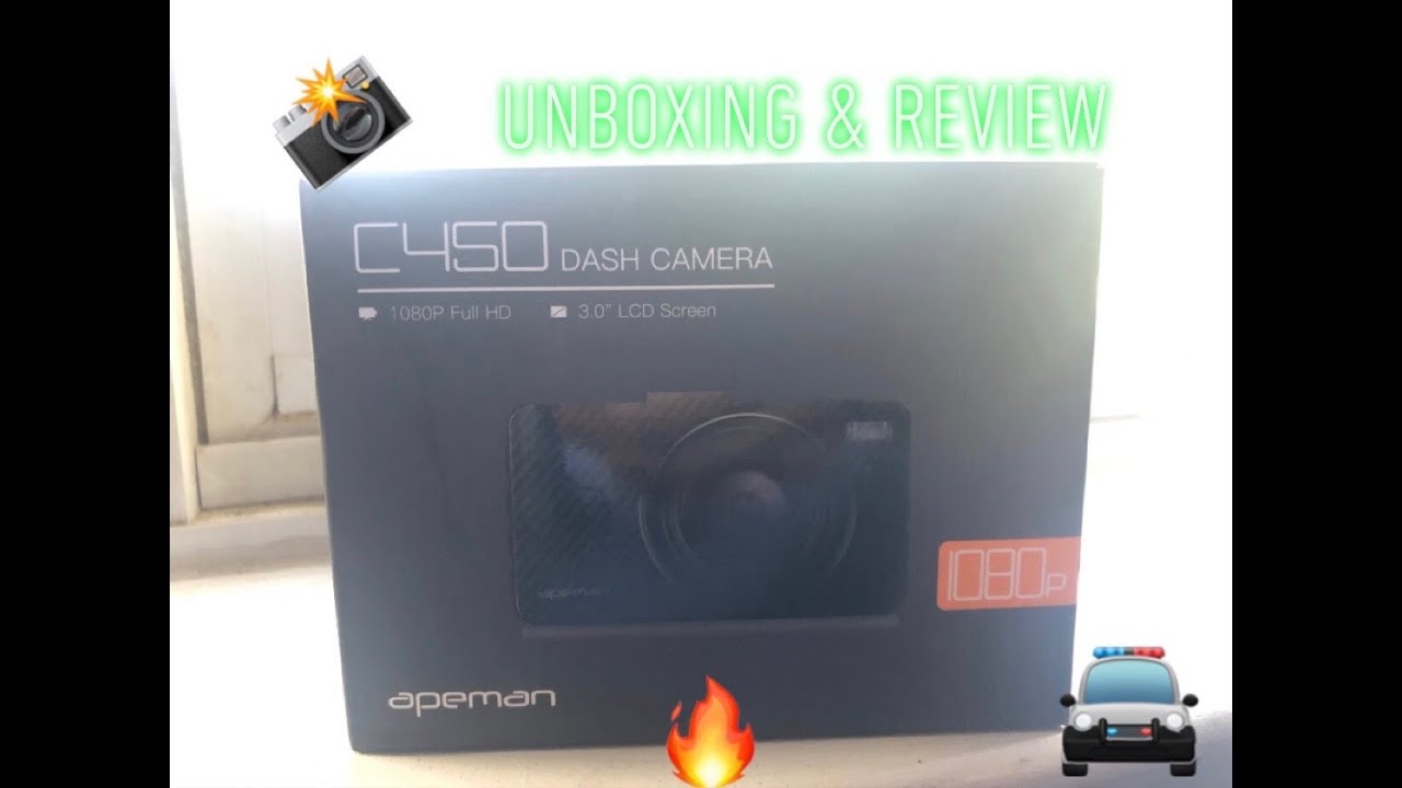 Apeman C450 Dash Camera(unbox &install) - YouTube
