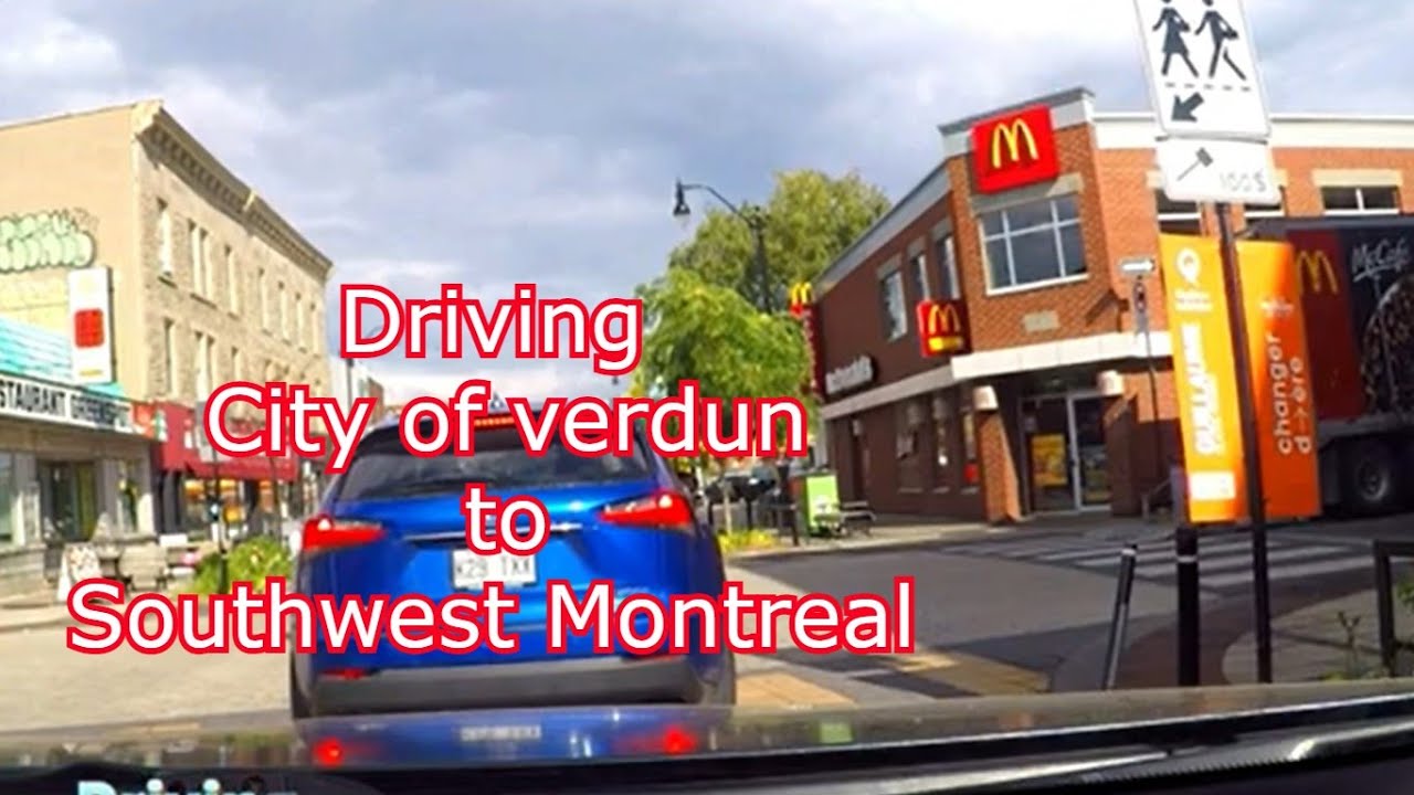 Driving city of Verdun to Southwest Montréal _ Canada - YouTube