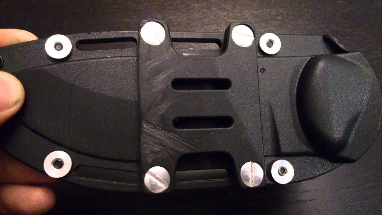Becker BK2 Campanion stock sheath horizontal carry mod - YouTube