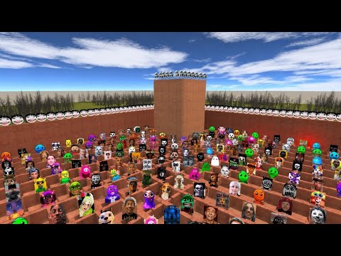 FIRE IN THE HOLE YOSHIE OBUNGA HAMOOD HABIBI CRAZY FROG IN MAZE GMOD #nextbots #hamjabhaiofficials