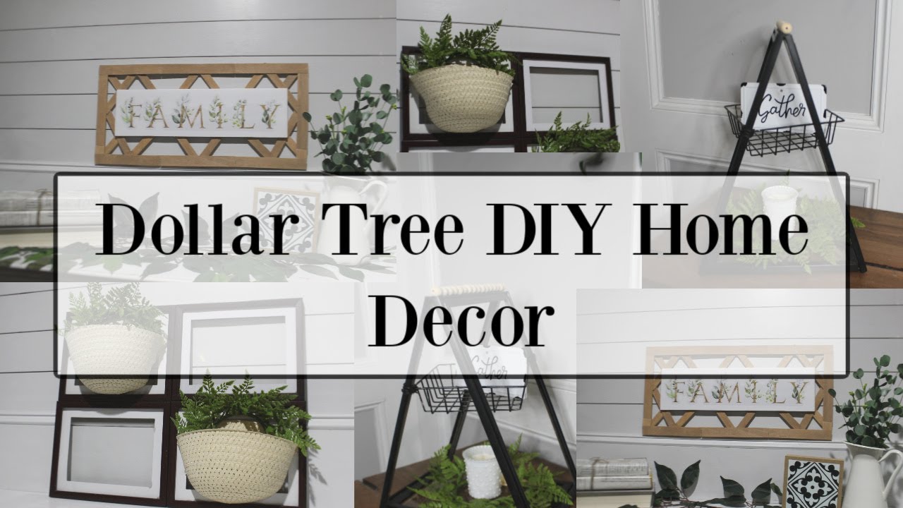 DOLLAR TREE DIY HOME DECOR | HIGH END DOLLAR TREE DIYS - YouTube