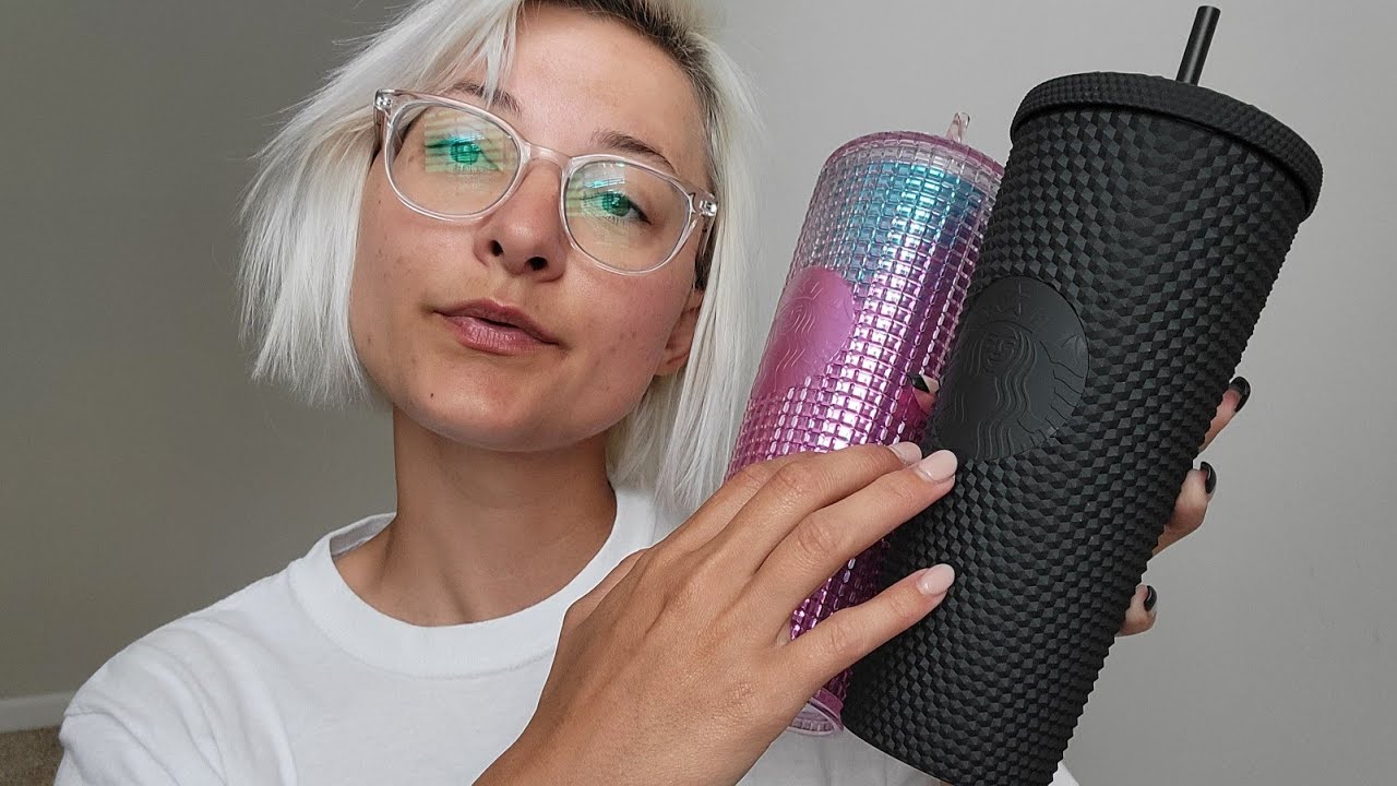 ASMR | My Starbucks Cup Collection NO TALKING w/ Plastic Tapping ...