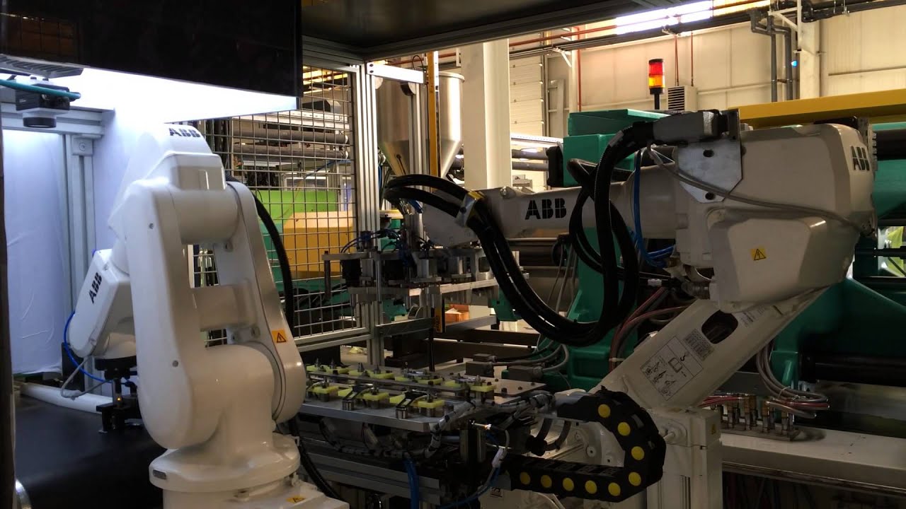 Robotik Plastik Enjeksiyon Pres Otomasyonu - Robotic Injection Moulding ...