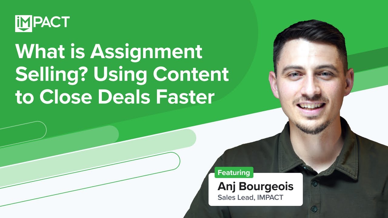 Creating Content That Helps Sales | Assignment Selling - YouTube