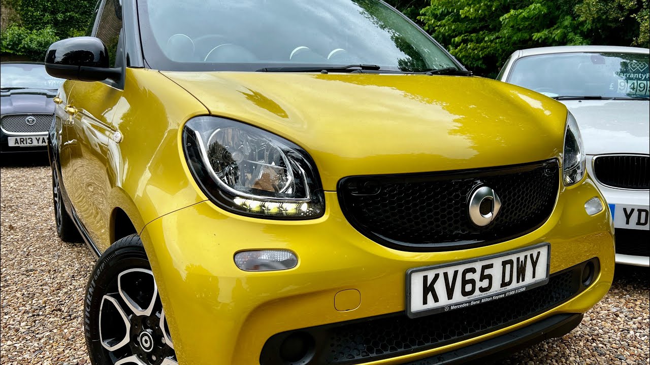 2015 Smart Forfour 1.0 Prime (Premium) Euro 6 in Yellow - YouTube