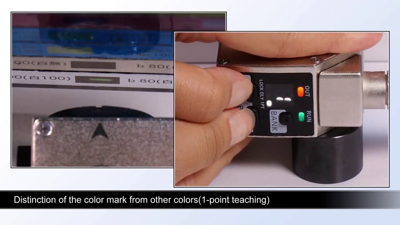 OMRON E3S DC High performance photoelectric colour mark sensor - YouTube