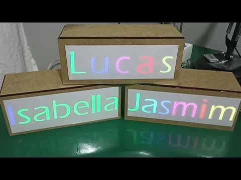 DIY RGB light box with Neopixels and Arduino - YouTube