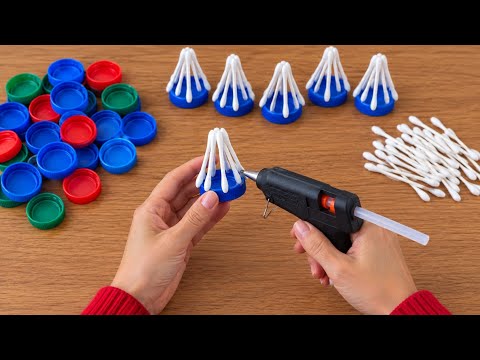 Look at what I made with bottle caps—an amazing idea!