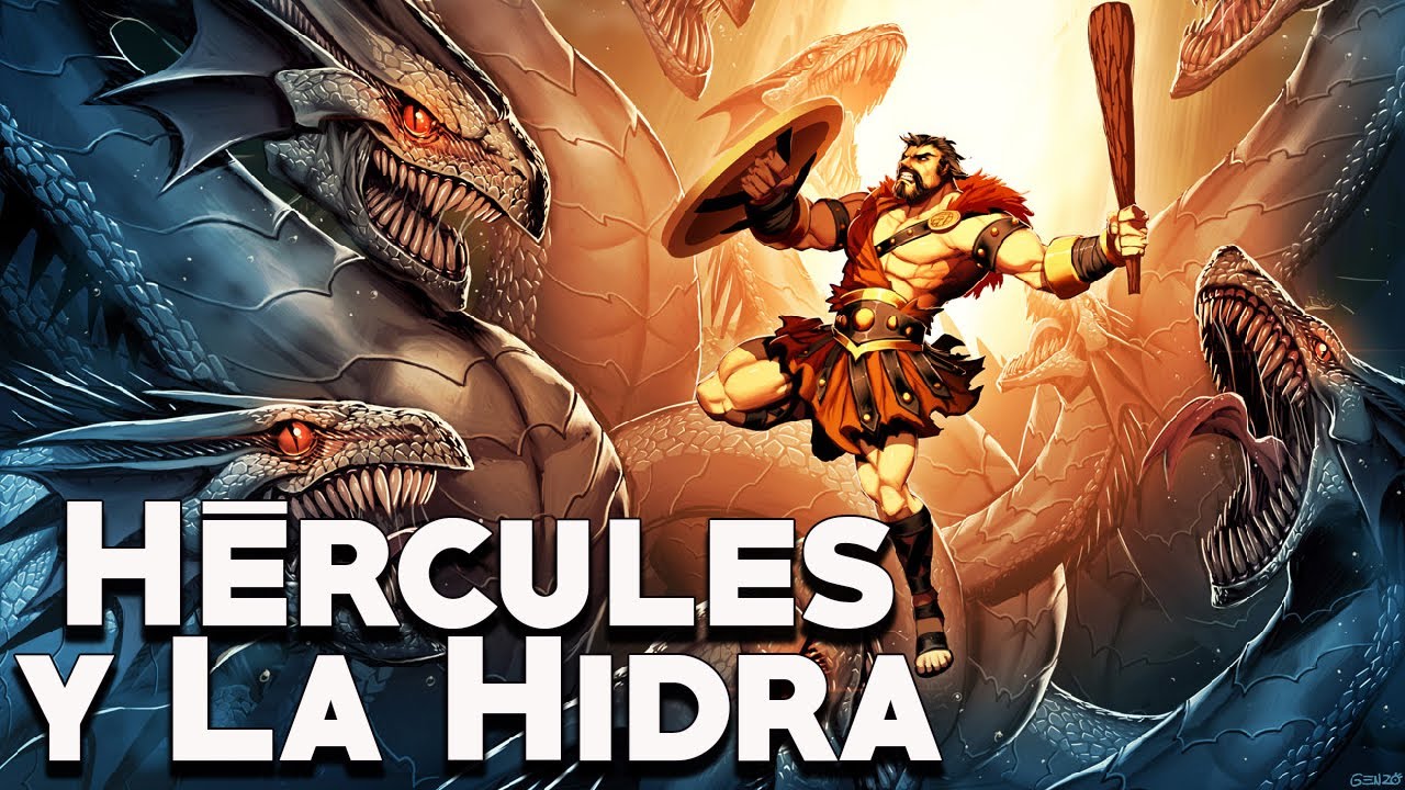 Hércules y La Hidra de Lerna - Los Trabajos de Hercules - Mitología ...
