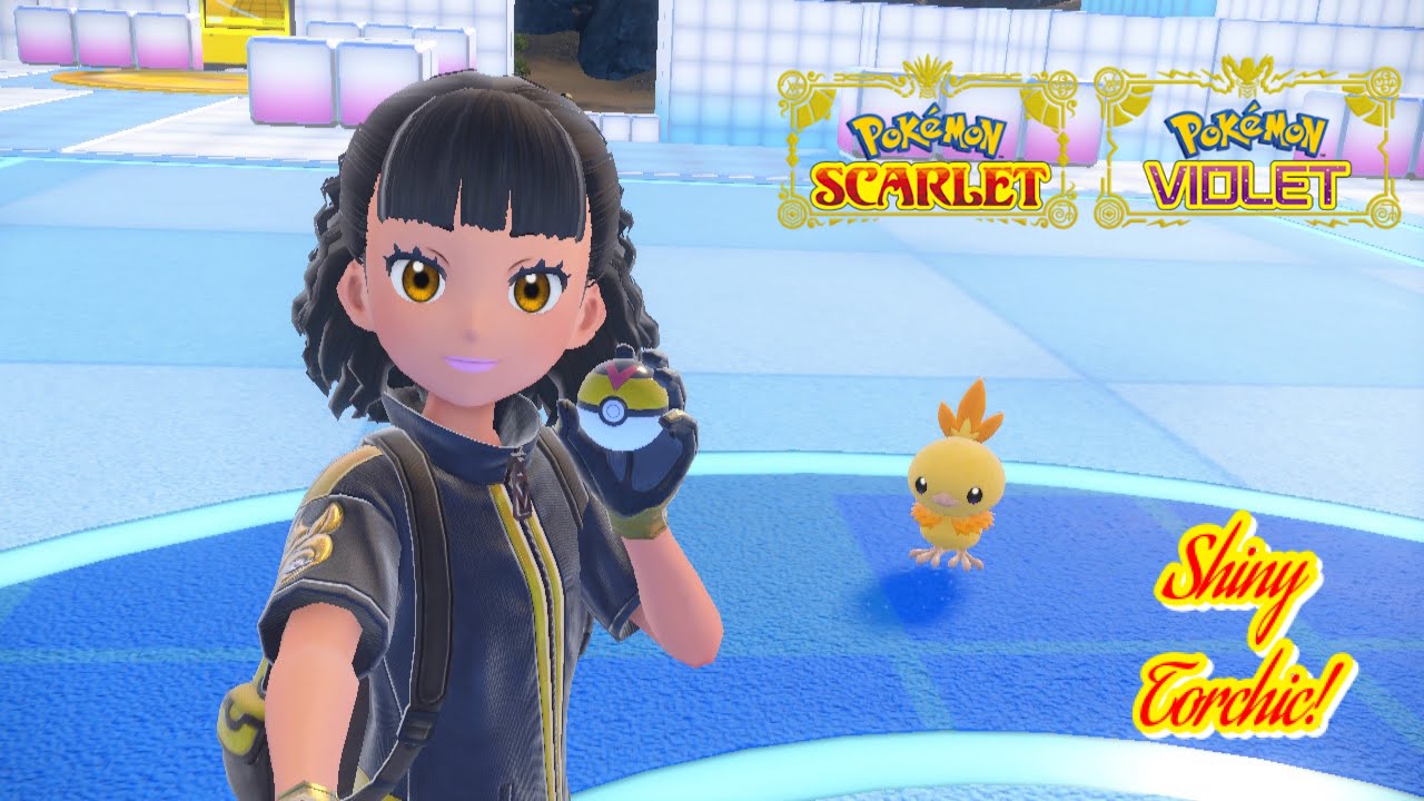 Pokémon Scarlet & Violet Indigo Disk DLC: SHINY LEVEL BALL TORCHIC ...
