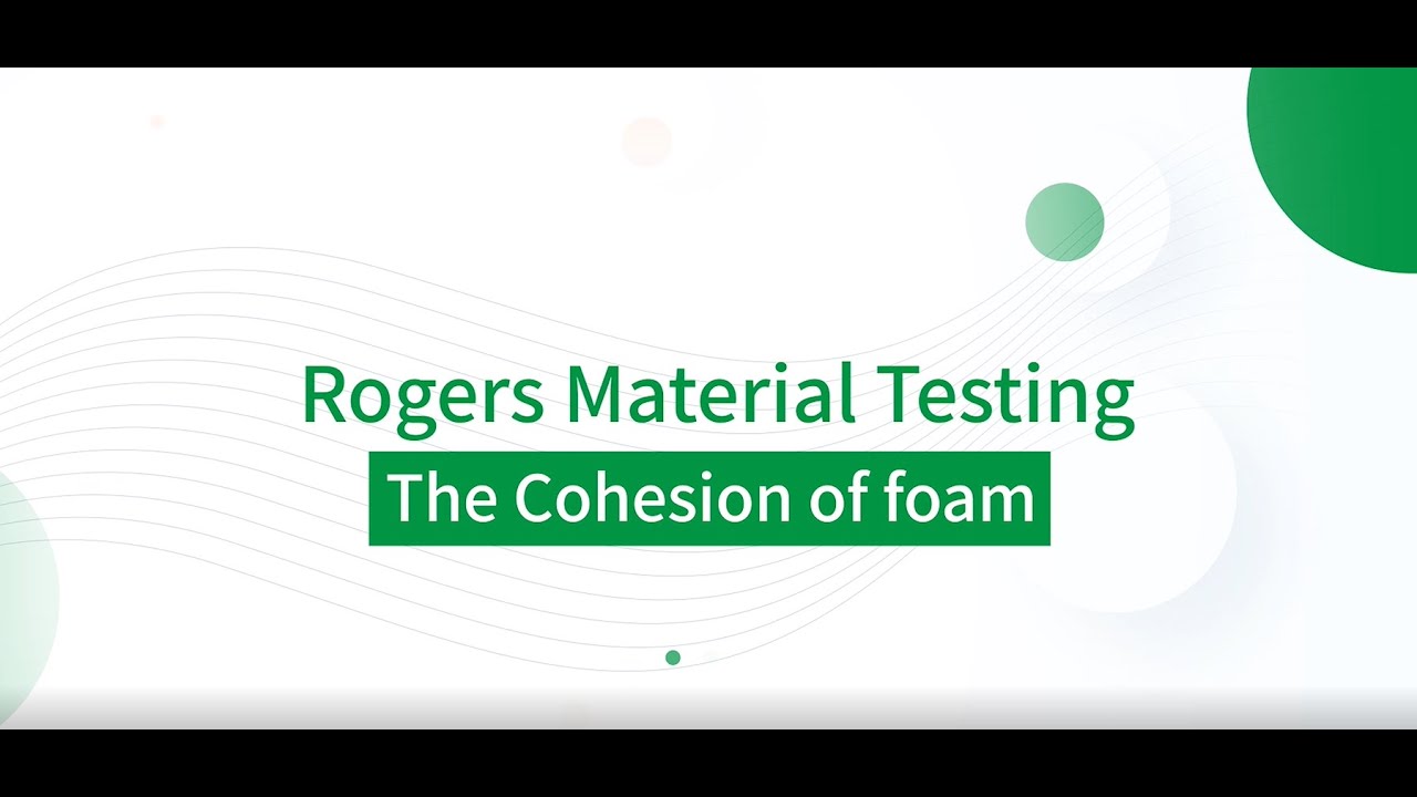 Rogers Material Application Lab Series: Cohesion of Foam - YouTube