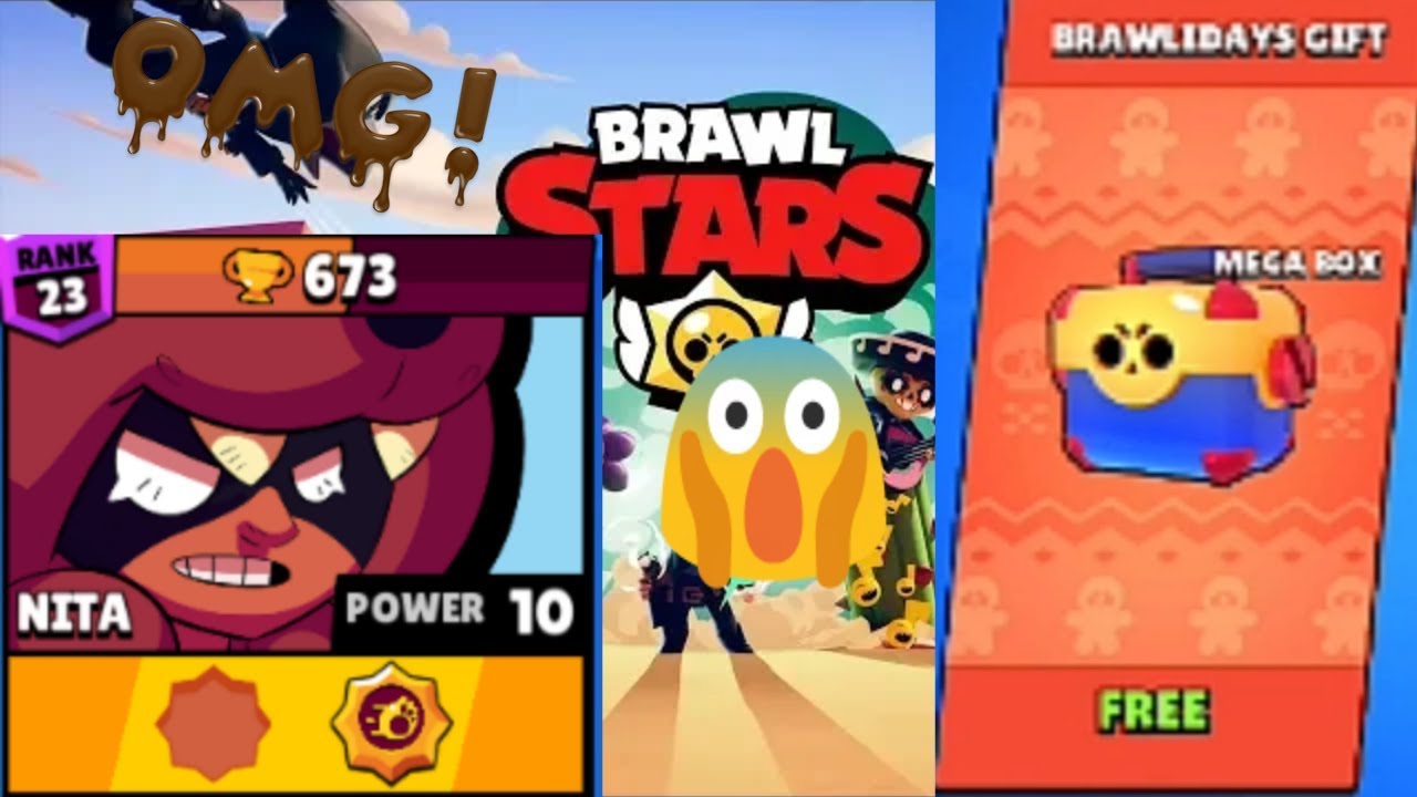 AM LUAT UN MEGA BOX GRATIS ȘI STAR POWR PE NITA PE BRAWL STARS BRAWL ...