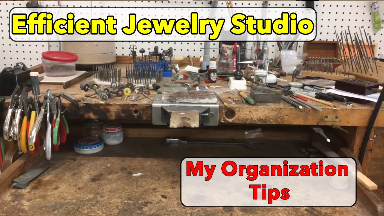 Jewelry Making Tip: "My Organizational Mess" - YouTube