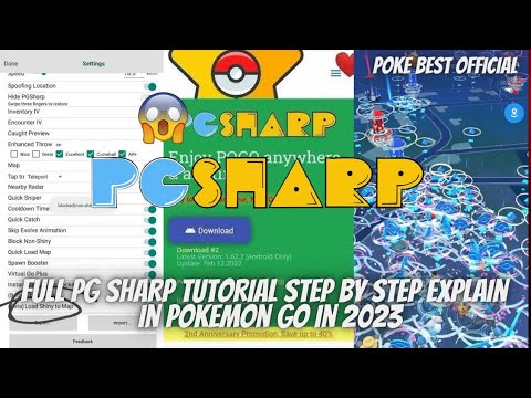 PG Sharp Full Tutorial Step By Step Explain In Pokemon Go | Auto walk ...
