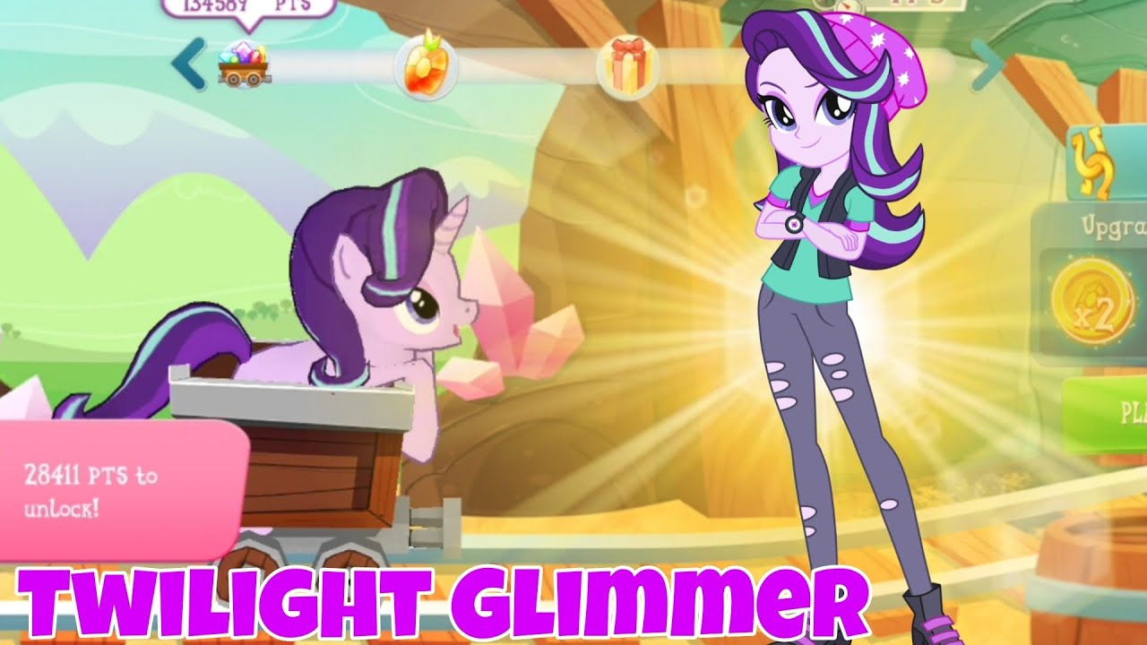 Starlight Glimmer Playing The Crystal Mine Game In MLP Magic Princess ...
