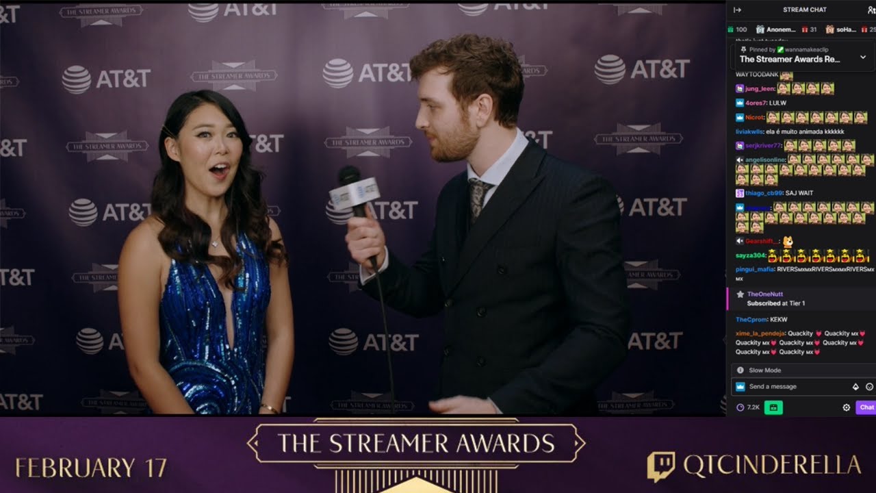 ExtraEmily interviewed by CDawg : Streamer Awards - YouTube