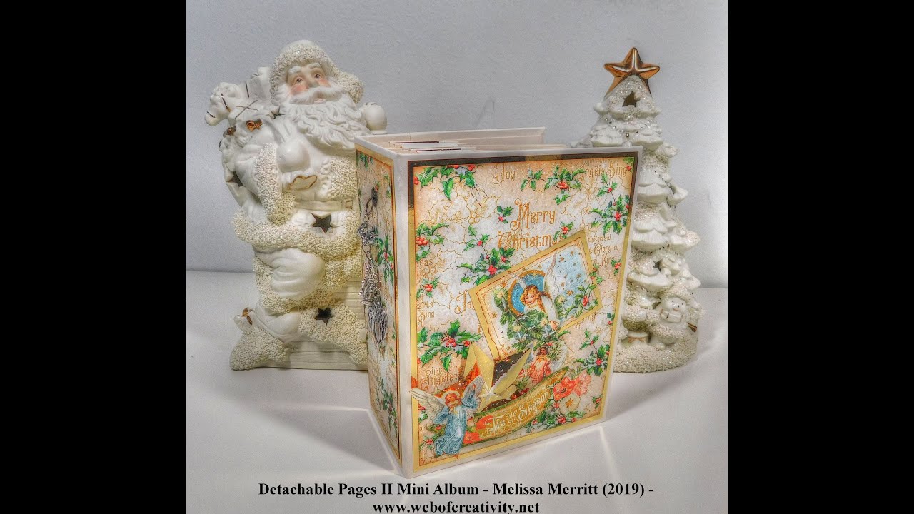 Detachable Pages II Mini Album VIDEO tutorial - YouTube