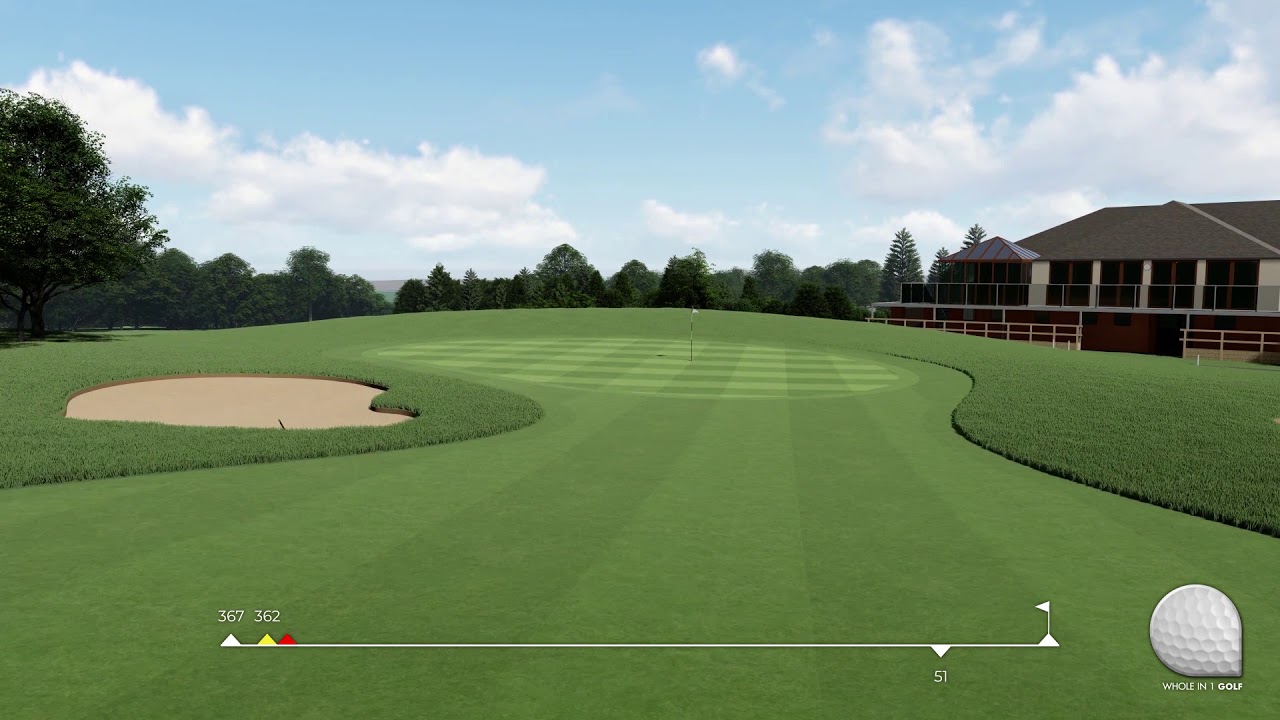 Sapey Golf Club Hole 18 - YouTube