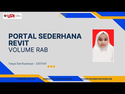 PORTAL SEDERHANA - VOLUME RAB (SCHEDULES REVIT) - YouTube