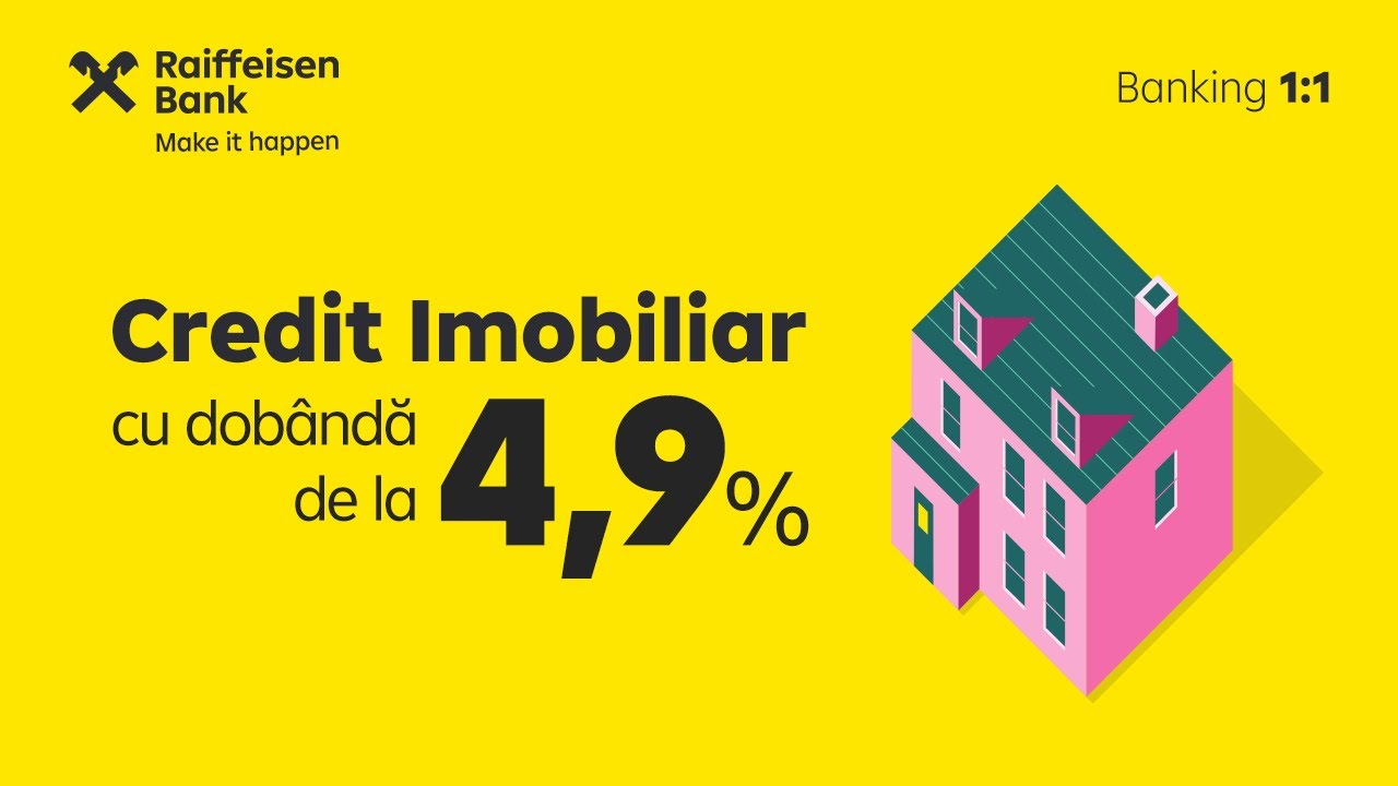 Credit imobiliar cu dobândă de la 4,9% - YouTube