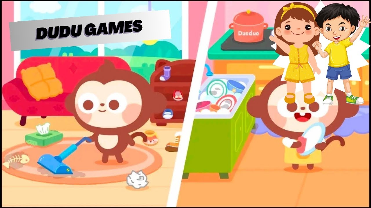 Dudu Games Part 01 | FunGames | Kids Learning | Happy Kids - YouTube
