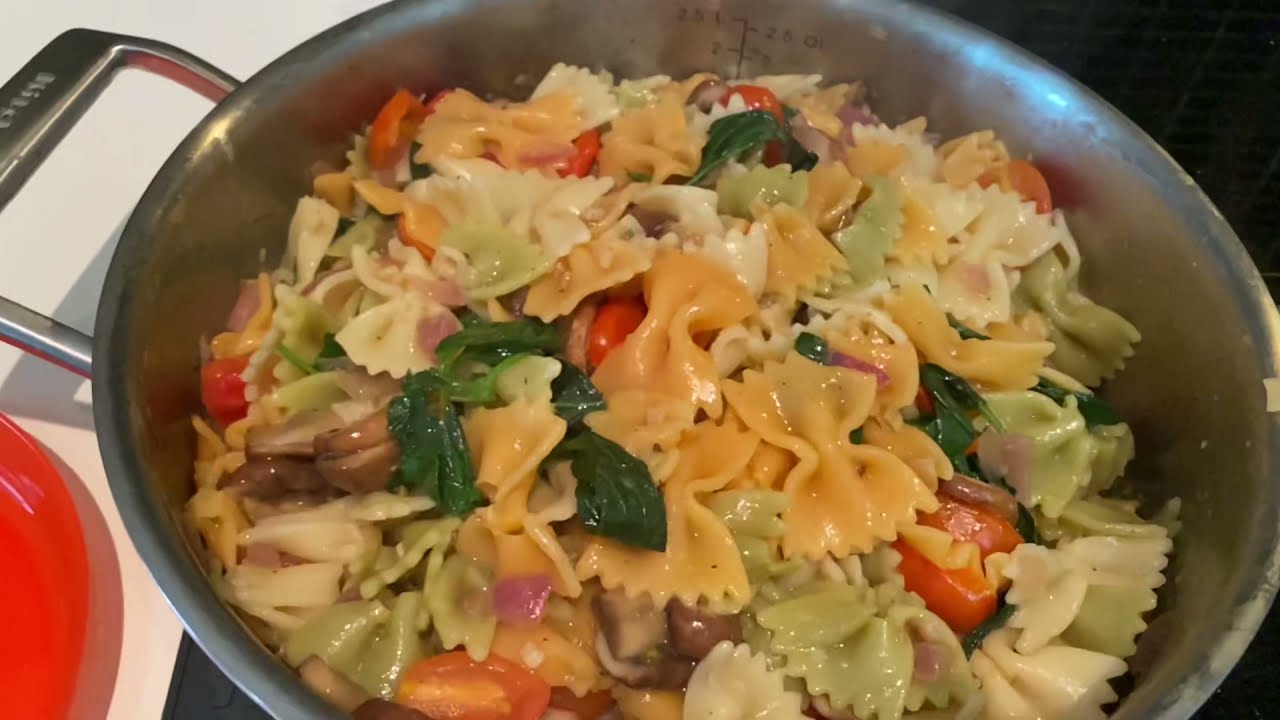 BUTTERFLY PASTA MEATLESS RECIPE - YouTube