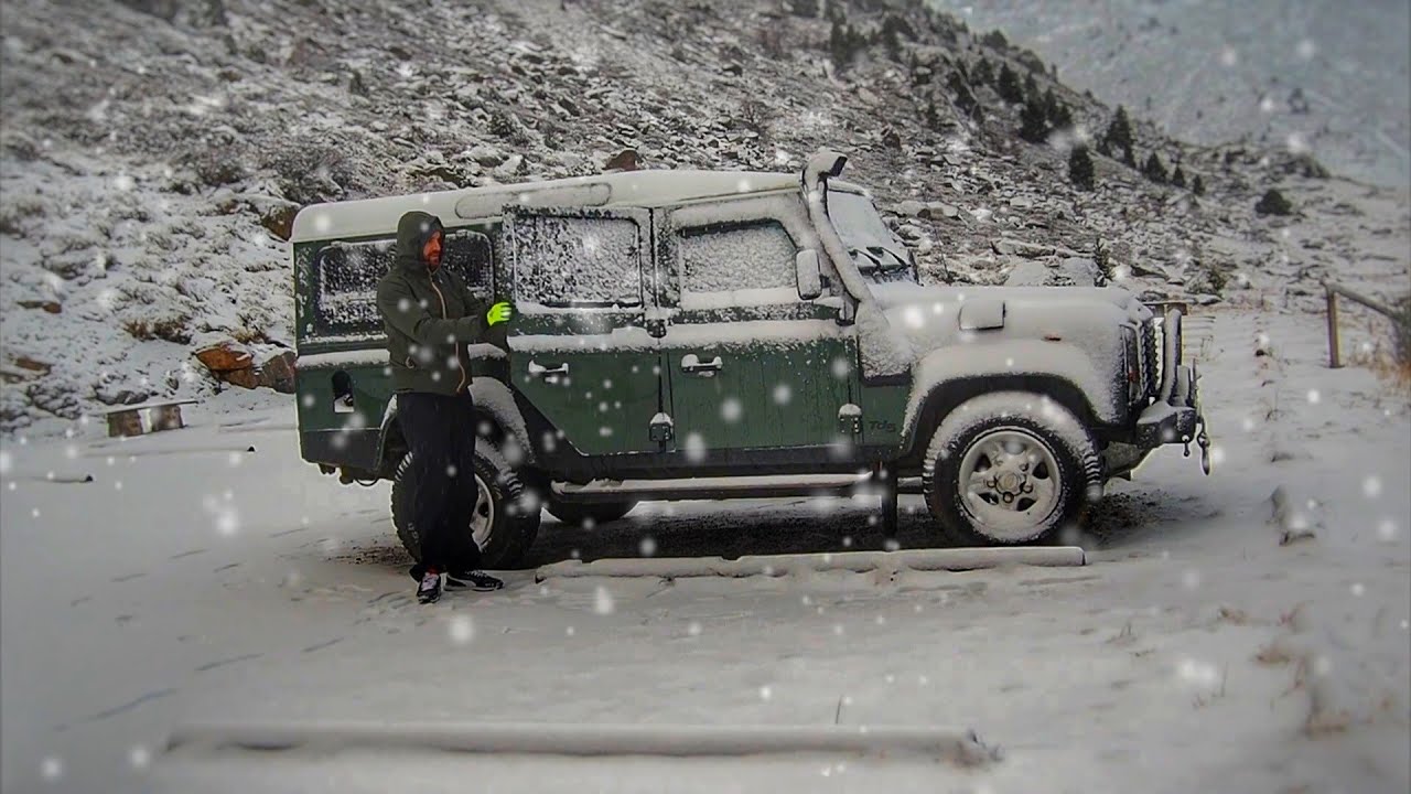 🏕 Je me fait surprendre par une tempête de neige ! ⛄ Camping de haute ...