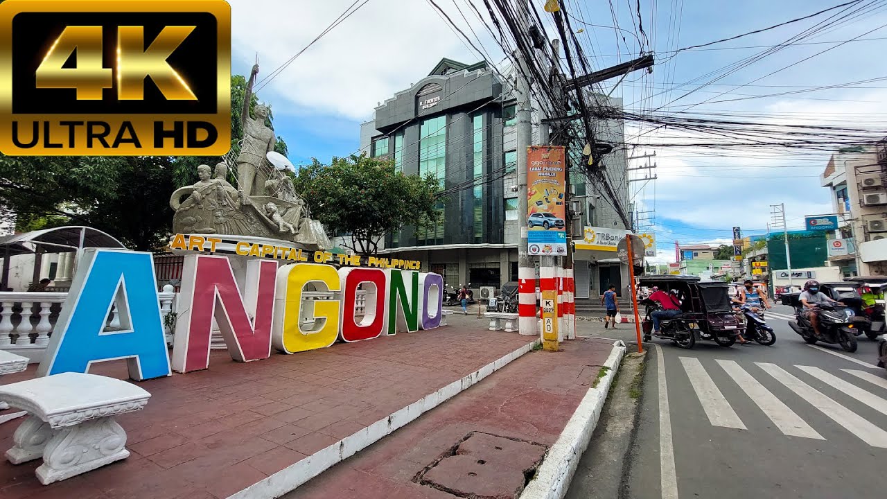 ANGONO RIZAL- Walking at the Art Capital of the Philippines [4K] - YouTube