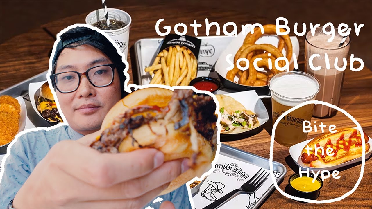 Gotham Burger - Eating (Almost) Everything on the Menu. NYC Smash ...